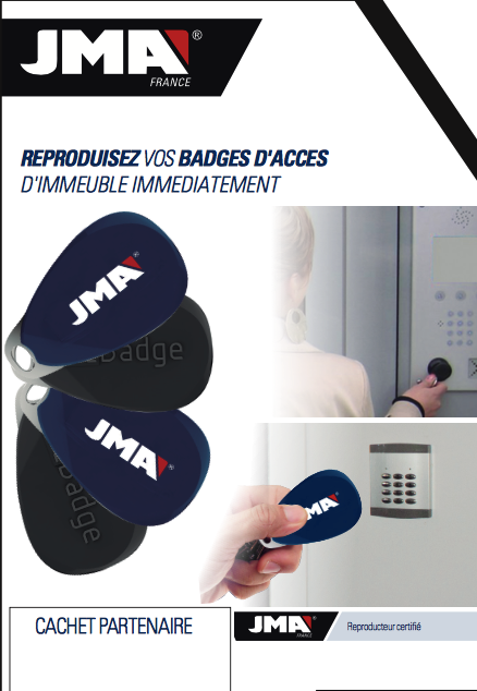 Reproduction de badge – clé minute paris 18